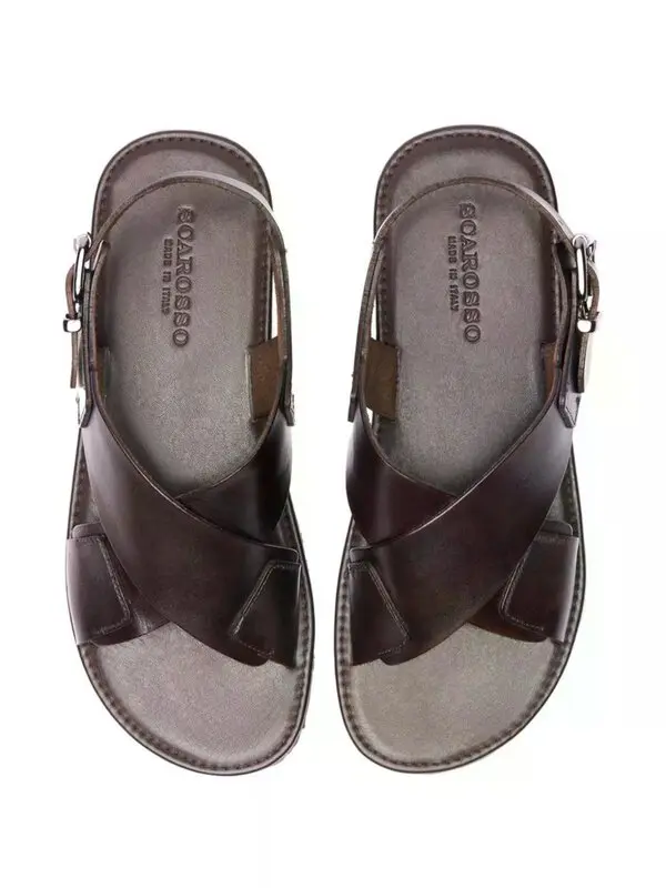 SCAROSSO Massimo Leather Sandals