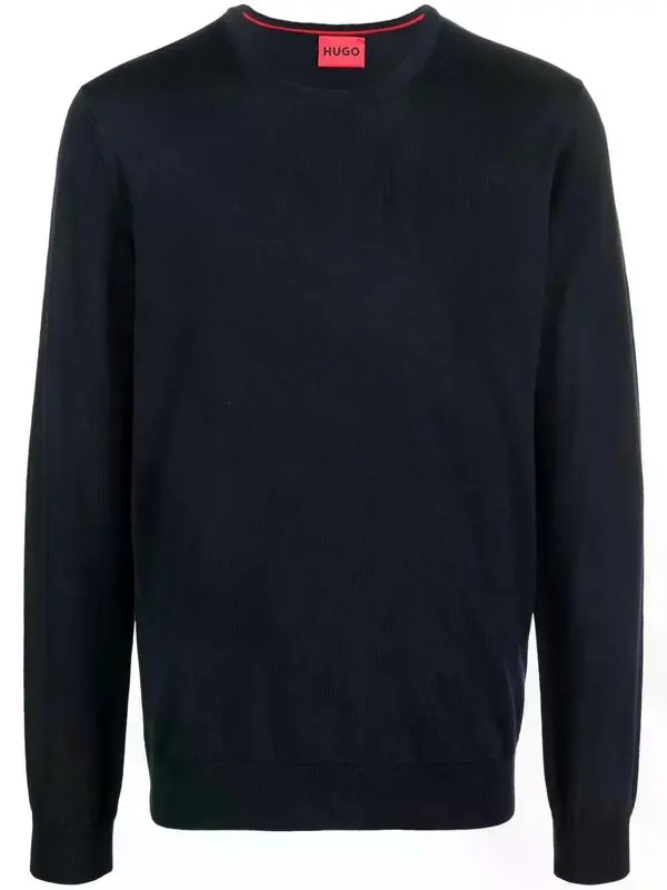 BOSS Virgin Wool Crew-neck Jumper