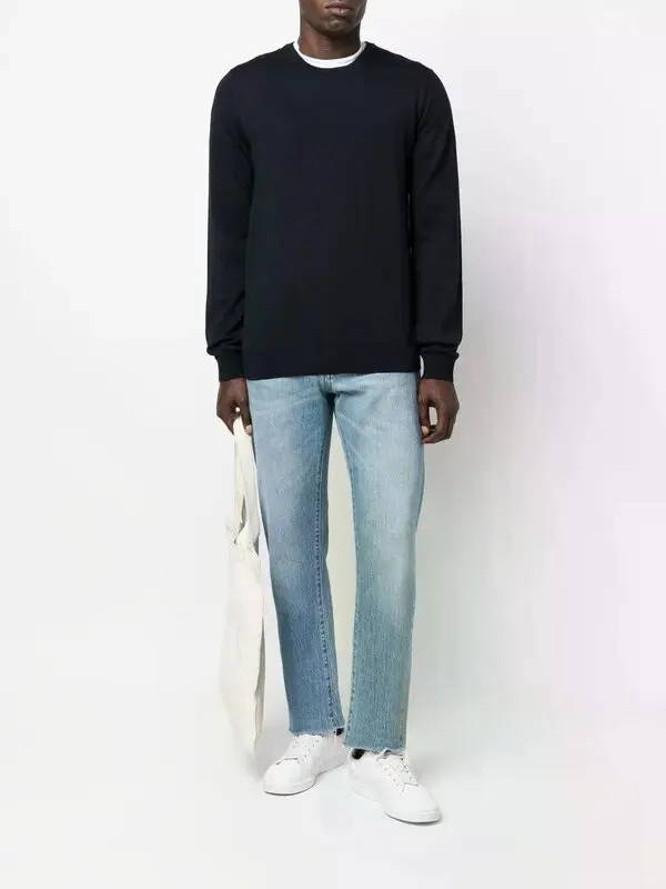 BOSS Virgin Wool Crew-neck Jumper