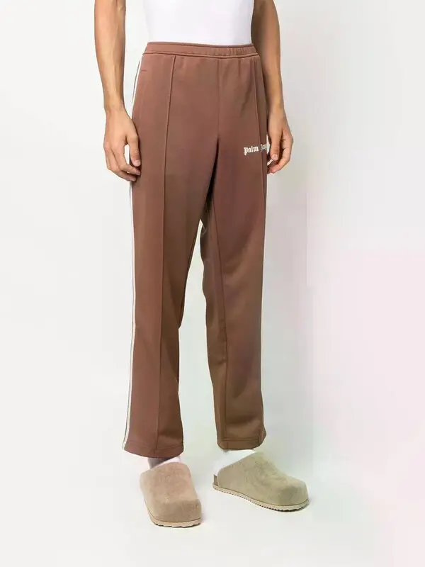 Palm Angels Side-stripe Track Pants - Brown