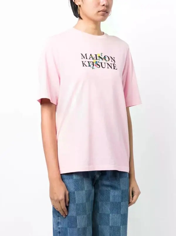 Maison Kitsuné Logo-print Cotton T-shirt