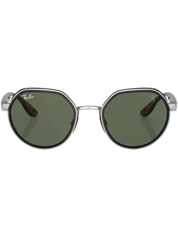 Ray-ban Geometric Frame Sunglasses - Silver
