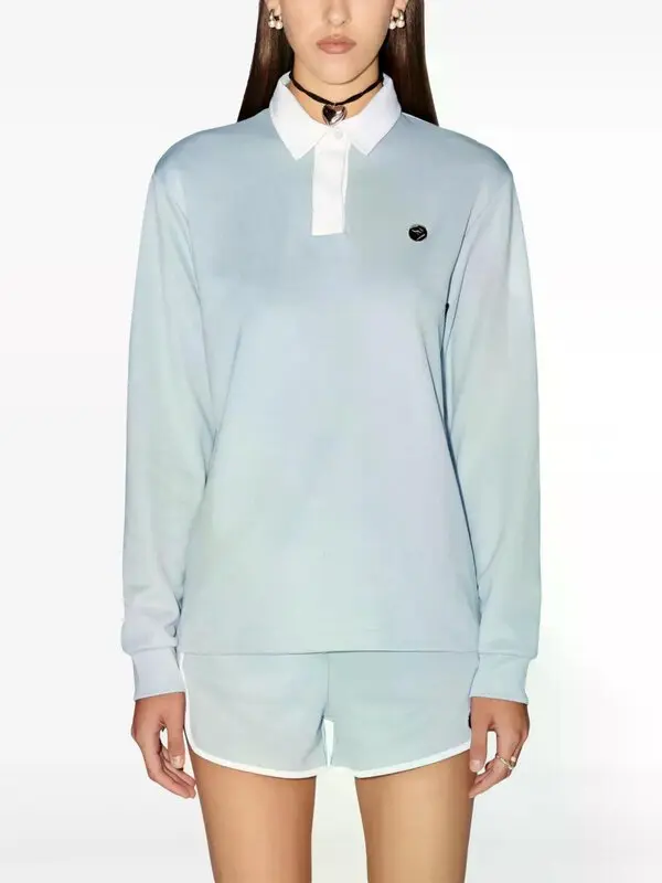 AMBUSH Polo-collar Logo-plaque Sweatshirt