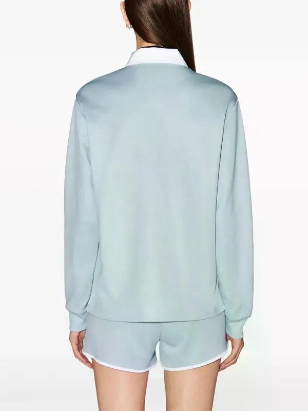 AMBUSH Polo-collar Logo-plaque Sweatshirt