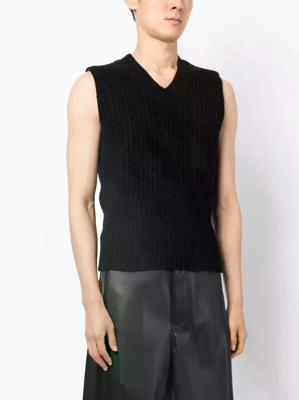 TRUSSARDI Sleeveless V-neck Jumper