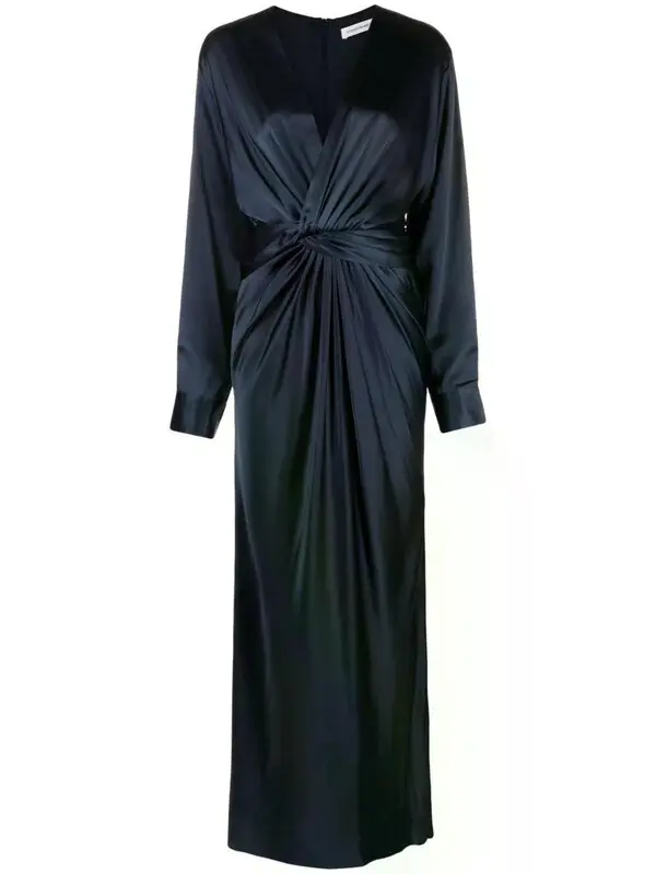 Christopher Esber Triquetra Twist Silk Maxi Dress