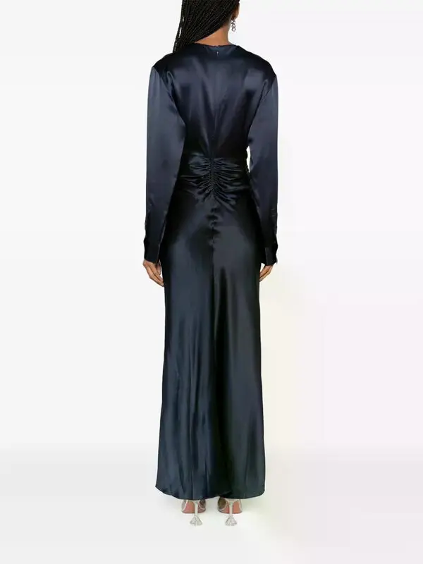 Christopher Esber Triquetra Twist Silk Maxi Dress