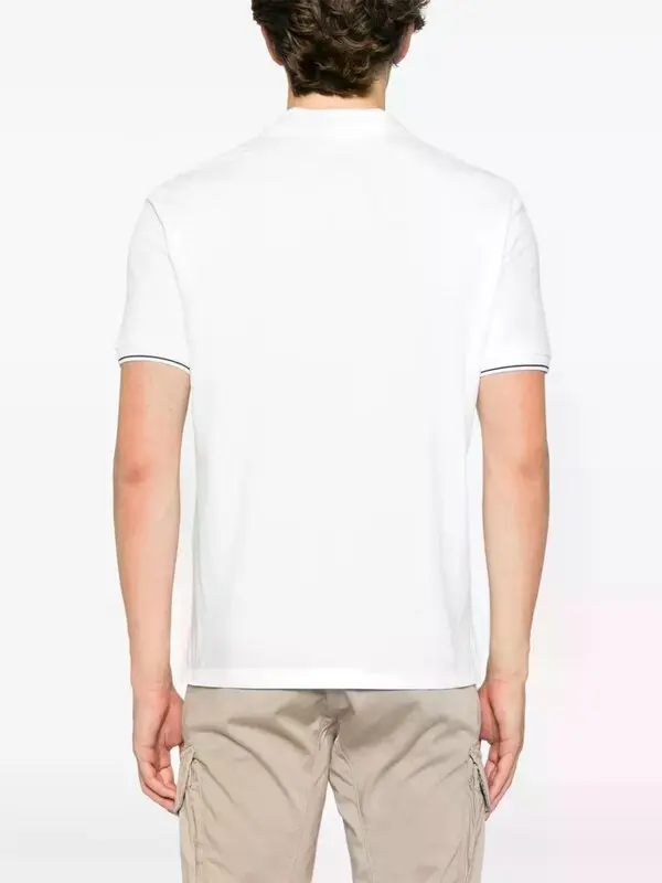 C.P. COMPANY Logo-patch Polo Shirt