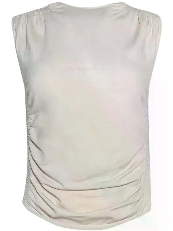 Alexander Wang Ruched Sleeveless Top - Neutrals
