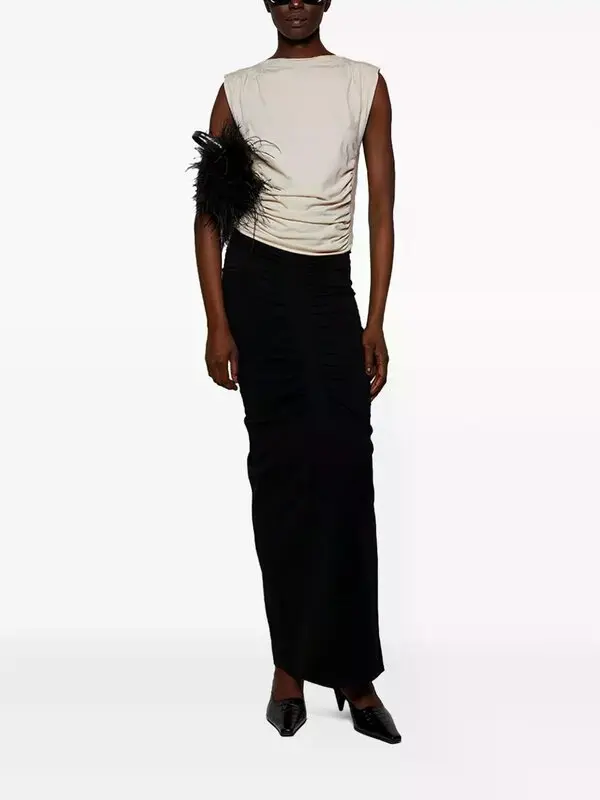 Alexander Wang Ruched Sleeveless Top - Neutrals