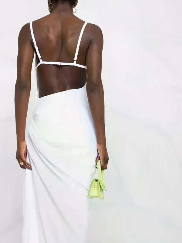 Jacquemus La Robe Saudade Longue Dress - White