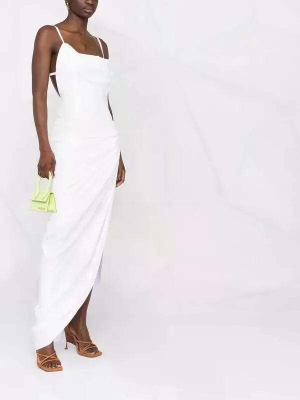Jacquemus La Robe Saudade Longue Dress - White