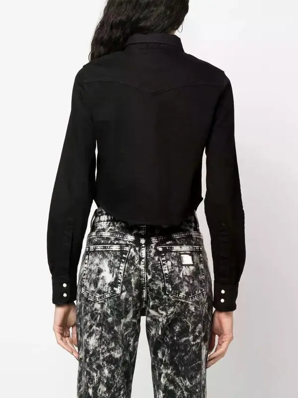 Dsquared2 Cropped Denim Shirt