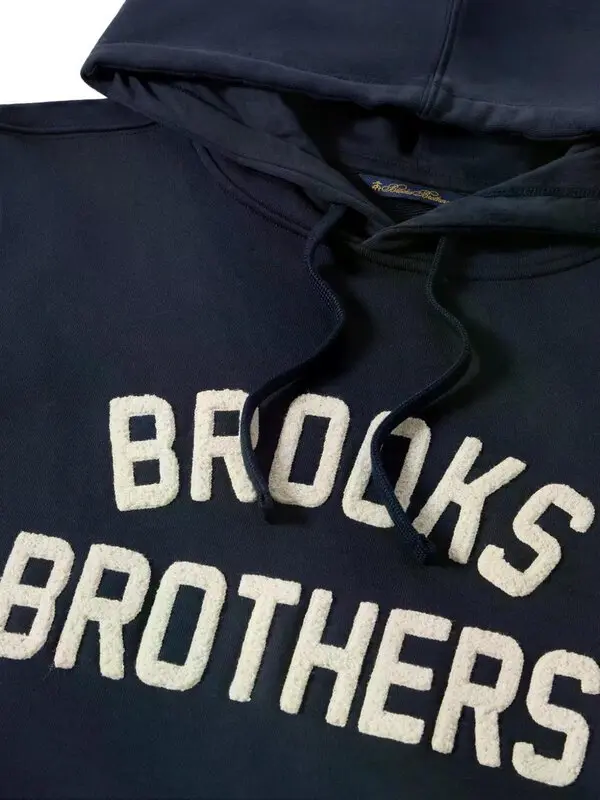 Brooks Brothers Logo-embroidered Terry Hoodie