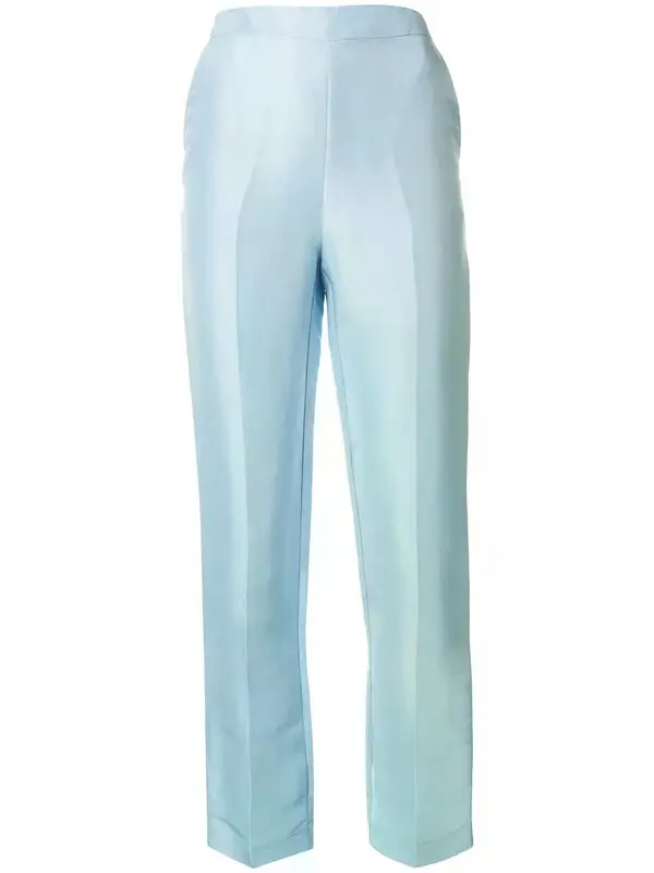 MACGRAW Non Chalant Silk Trousers - Blue