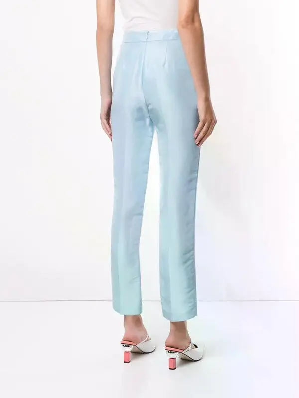 MACGRAW Non Chalant Silk Trousers - Blue