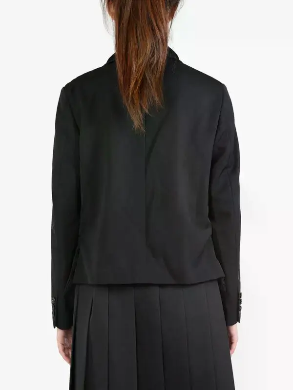 Comme Des Garçons Velvet Layered Blazer