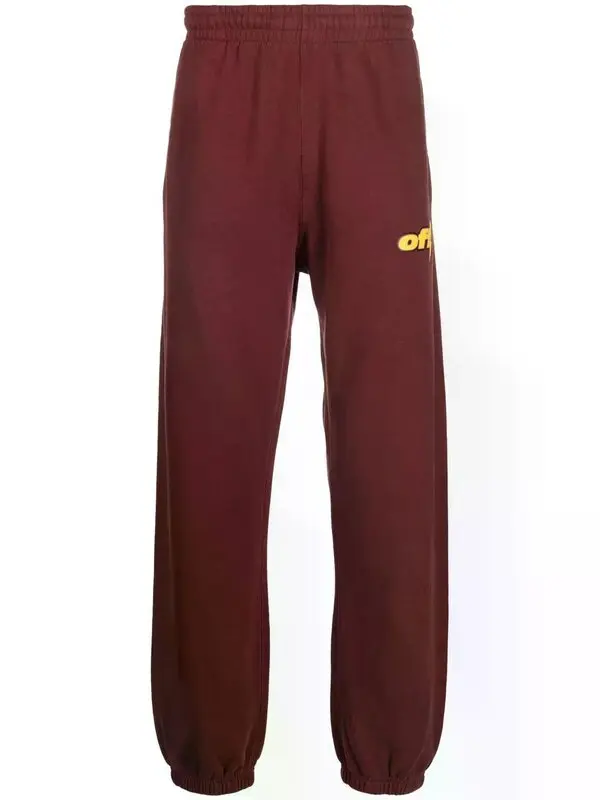 Off-White Thunder Stable Track Pants - Red