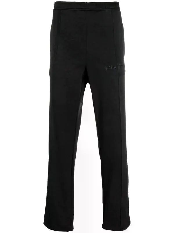 Palm Angels Leopard-print Track Pants - Black