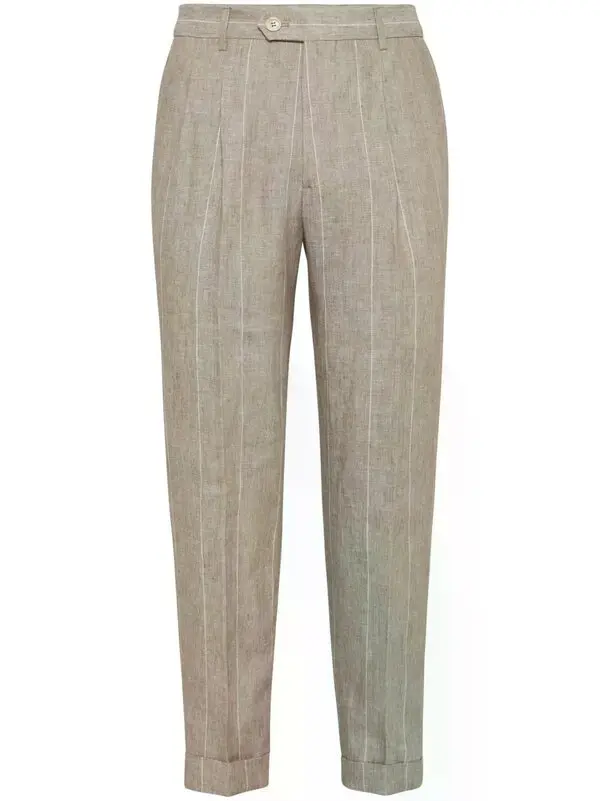Brunello Cucinelli Striped Trousers