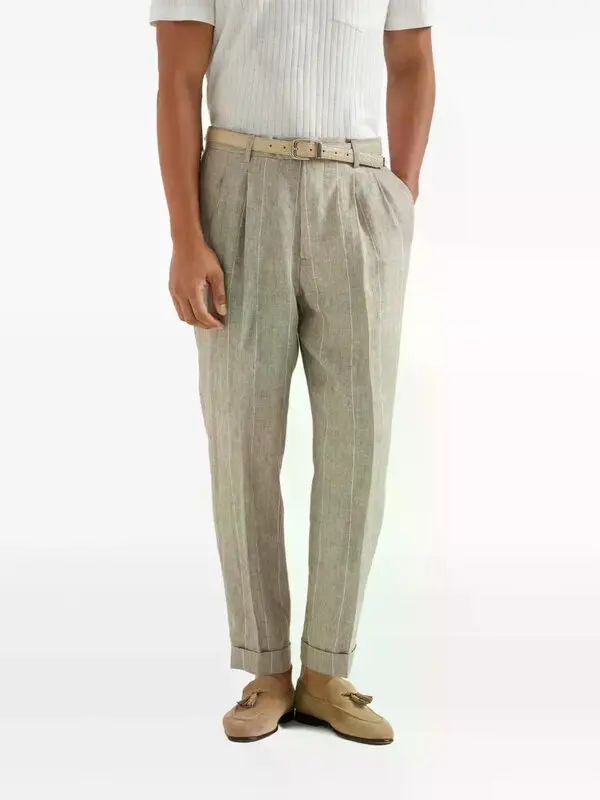 Brunello Cucinelli Striped Trousers