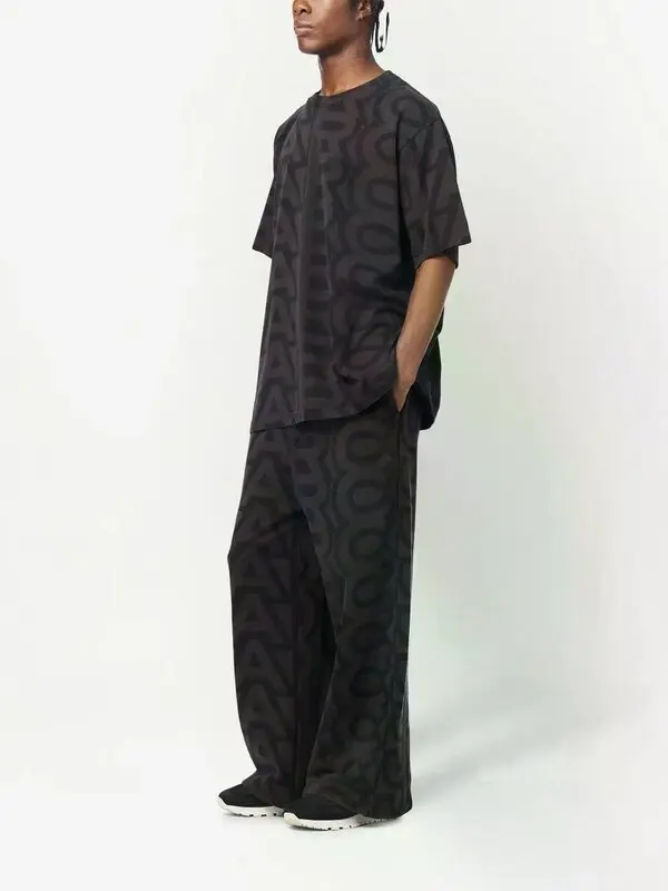 Marc Jacobs Monogram Oversized Track Pants - Black