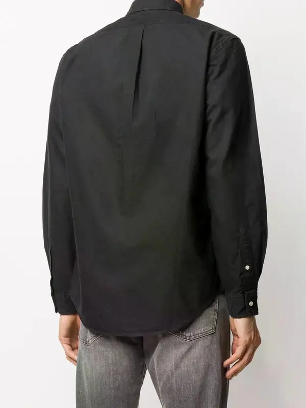 Polo Ralph Lauren Plain Long-sleeved Shirt - Black