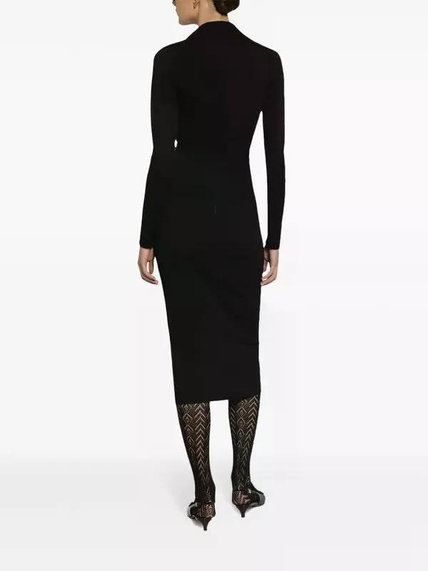 Dolce & Gabbana Logo Pencil Midi Skirt