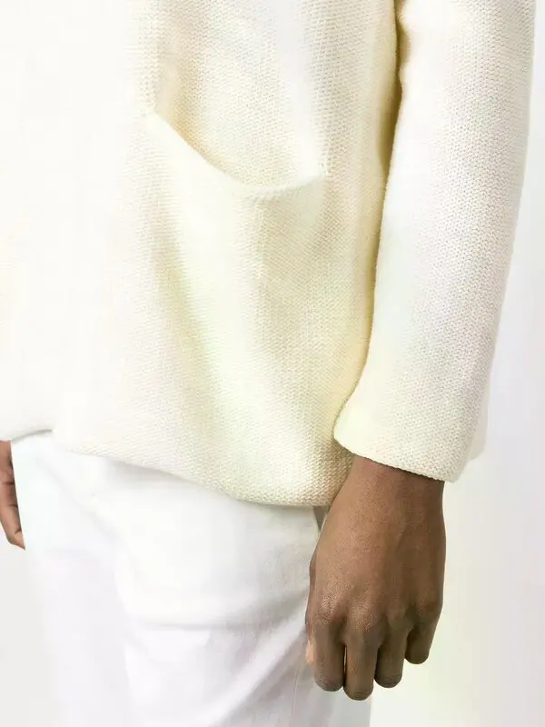 DANIELA GREGIS Open Pocket Boat Neck Jumper