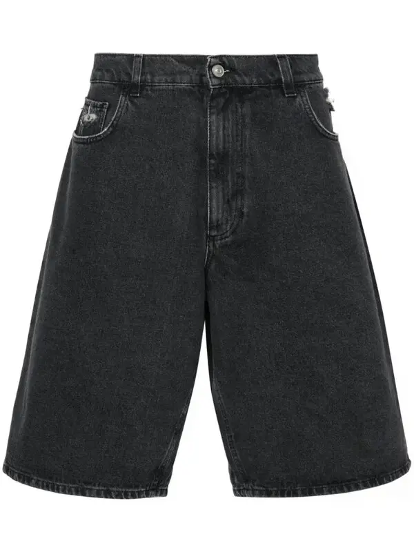 1017 Alyx 9sm Distressed-effect Denim Shorts