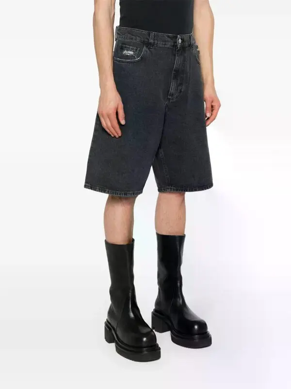 1017 Alyx 9sm Distressed-effect Denim Shorts