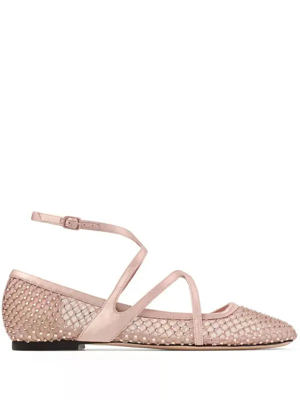 JIMMY CHOO Astoria Ballet Flats - Pink