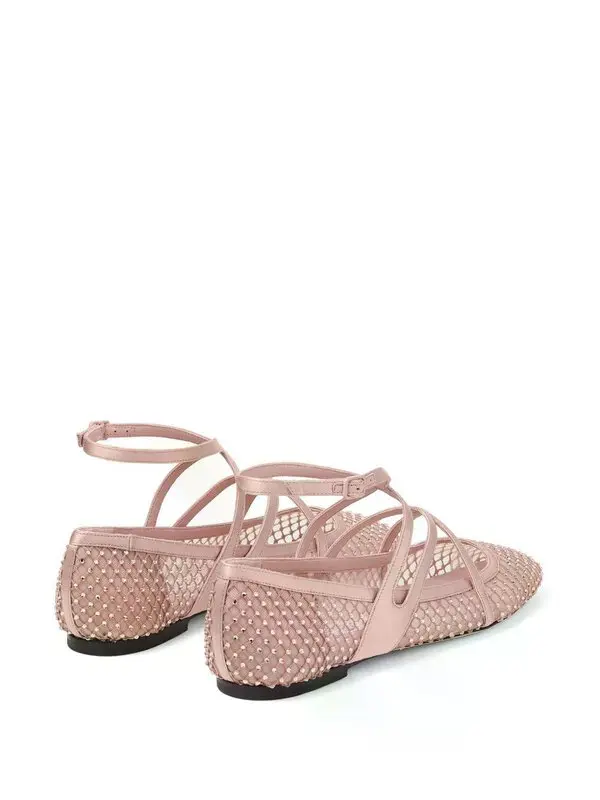 JIMMY CHOO Astoria Ballet Flats - Pink