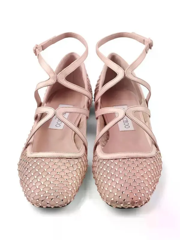 JIMMY CHOO Astoria Ballet Flats - Pink