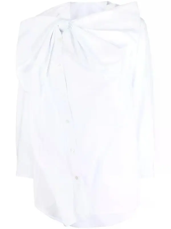 JNBY Bow-detail Long-sleeve Shirt - White