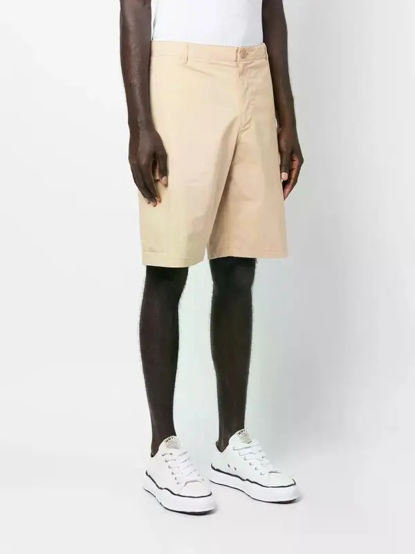 Kenzo Logo-patch Cotton Cargo Shorts