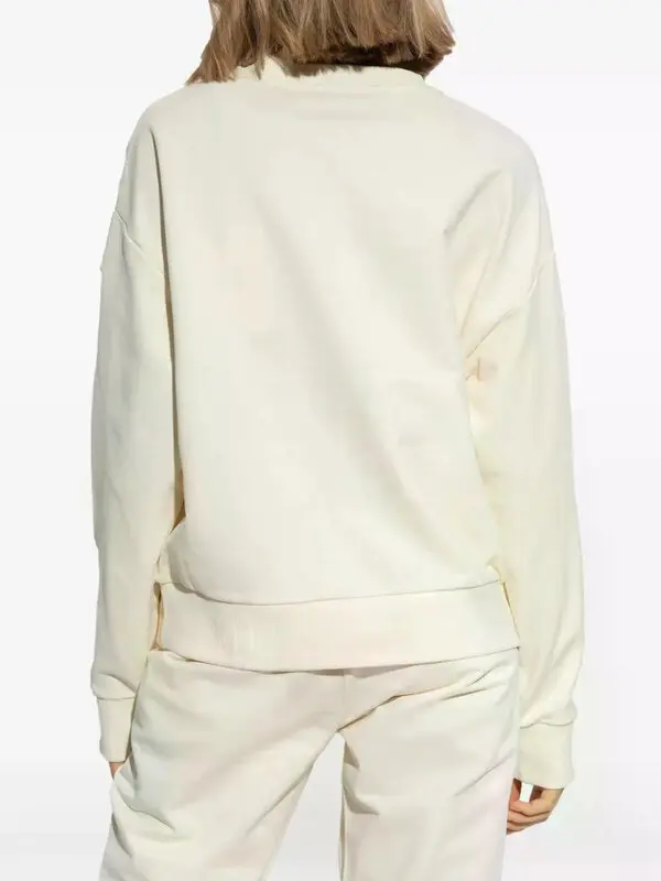 Moncler Embroidered Logo Cotton Sweater