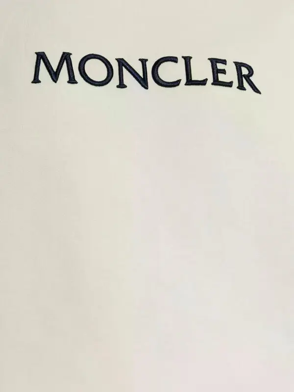 Moncler Embroidered Logo Cotton Sweater