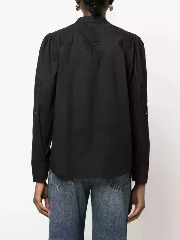 Rag & Bone Jade Long-sleeve Blouse