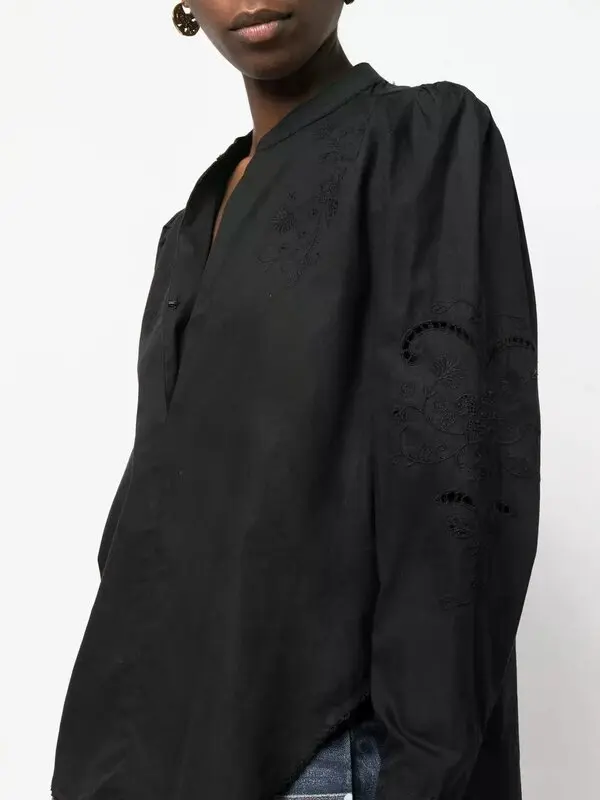 Rag & Bone Jade Long-sleeve Blouse