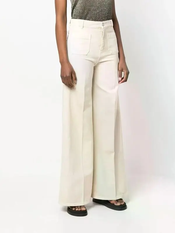 JOSEPH Wide-leg Denim Jeans
