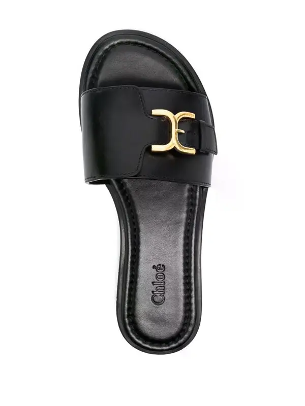 Chloé Marcie Leather Slides