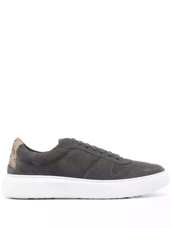 Herno Suede Lace-up Sneakers