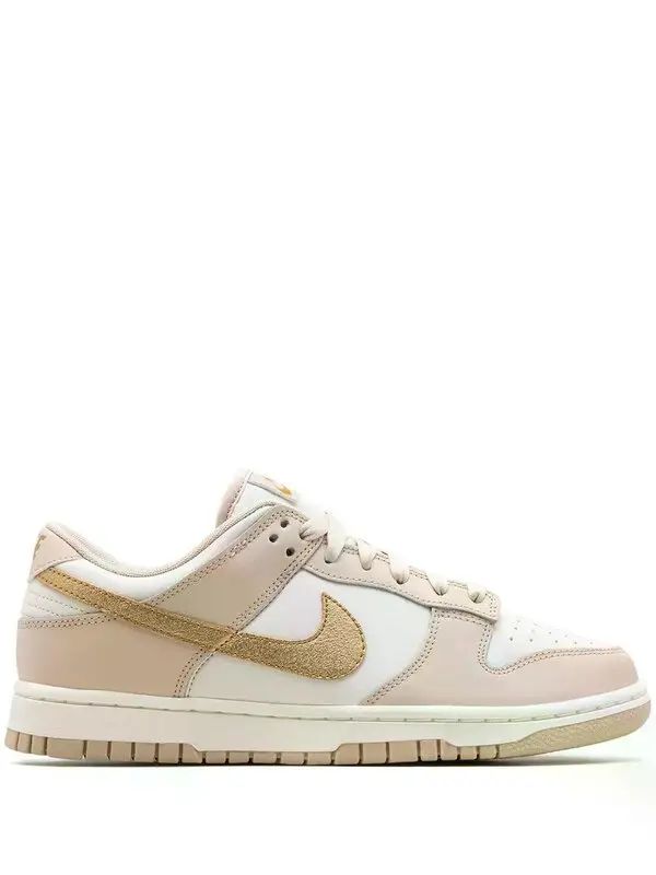 Nike Dunk Low Phantom Metallic Gold Sneakers