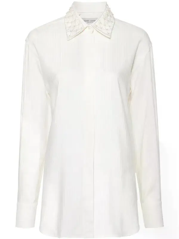 GOLDEN GOOSE Ribbed-effect Shirt