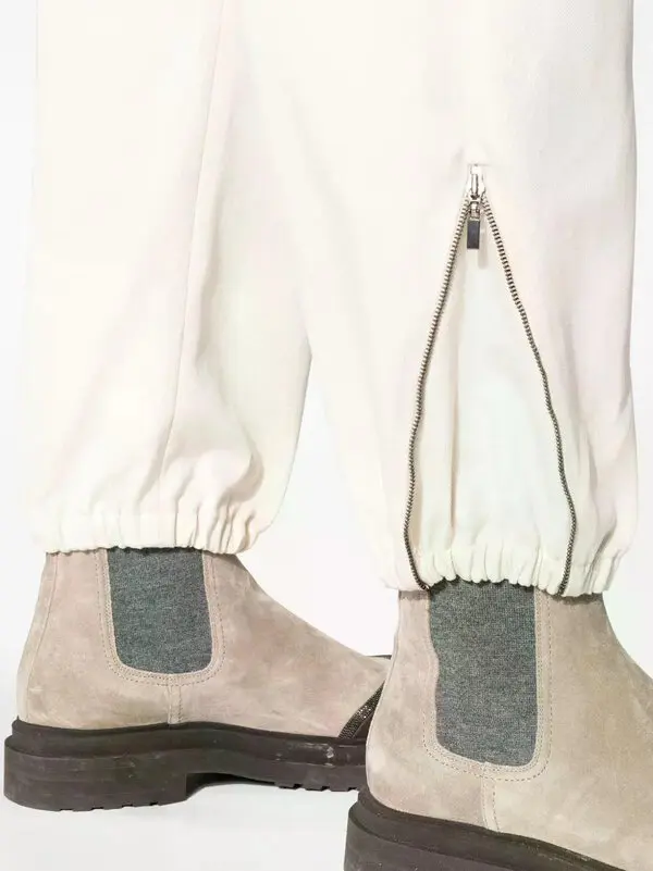 Brunello Cucinelli Balloon-leg Cotton Trousers