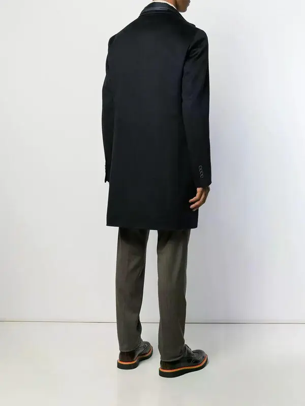 Herno Single-breasted Coat - Blue