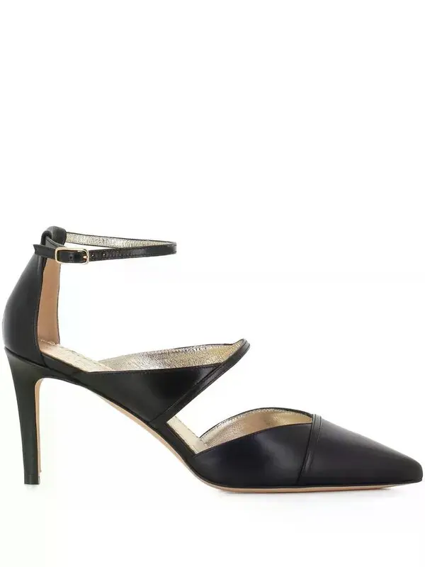 ANTONIO BARBATO MAESTRI VENEZIANI Leather Crisscross Strap Pumps