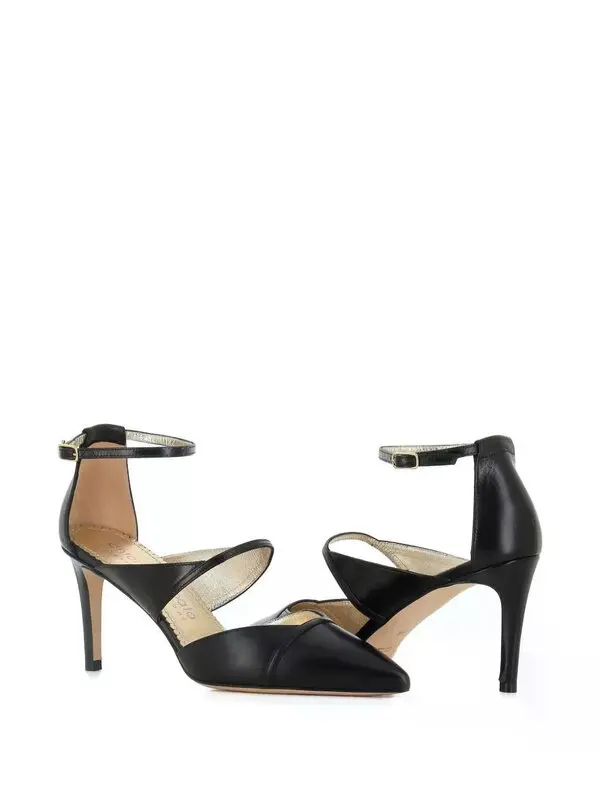 ANTONIO BARBATO MAESTRI VENEZIANI Leather Crisscross Strap Pumps
