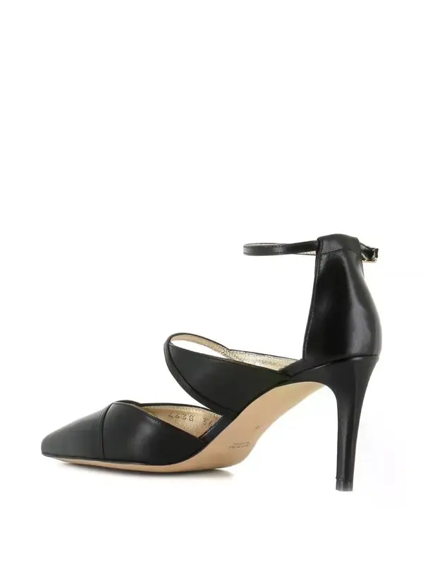 ANTONIO BARBATO MAESTRI VENEZIANI Leather Crisscross Strap Pumps